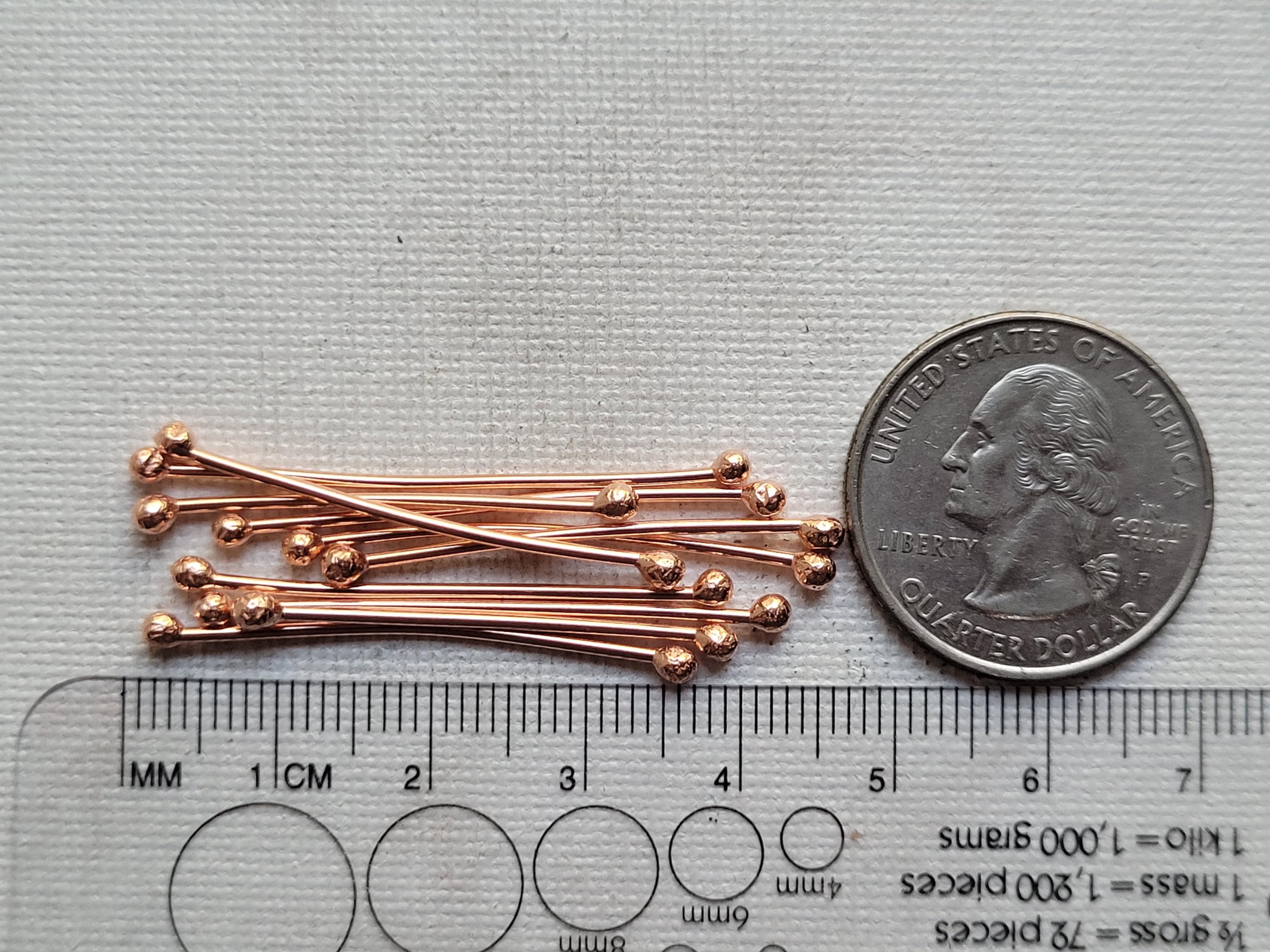 Double-ended Pins for Wire Wrapping - Double Headed Pins for Jewelry ...