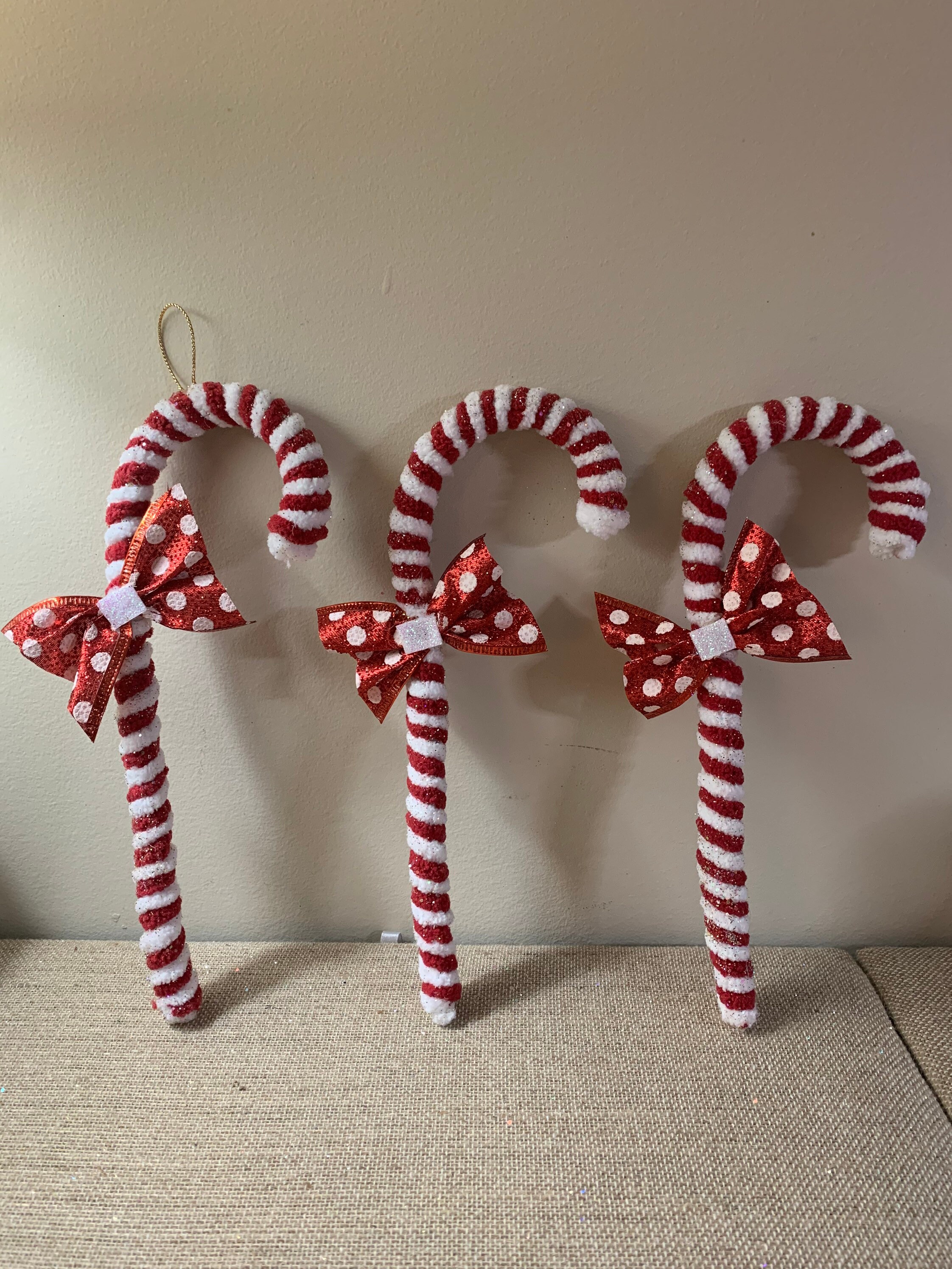 Faux Candy Canes Wreath Attachments, Faux Candy, Candy Land Christmas ...