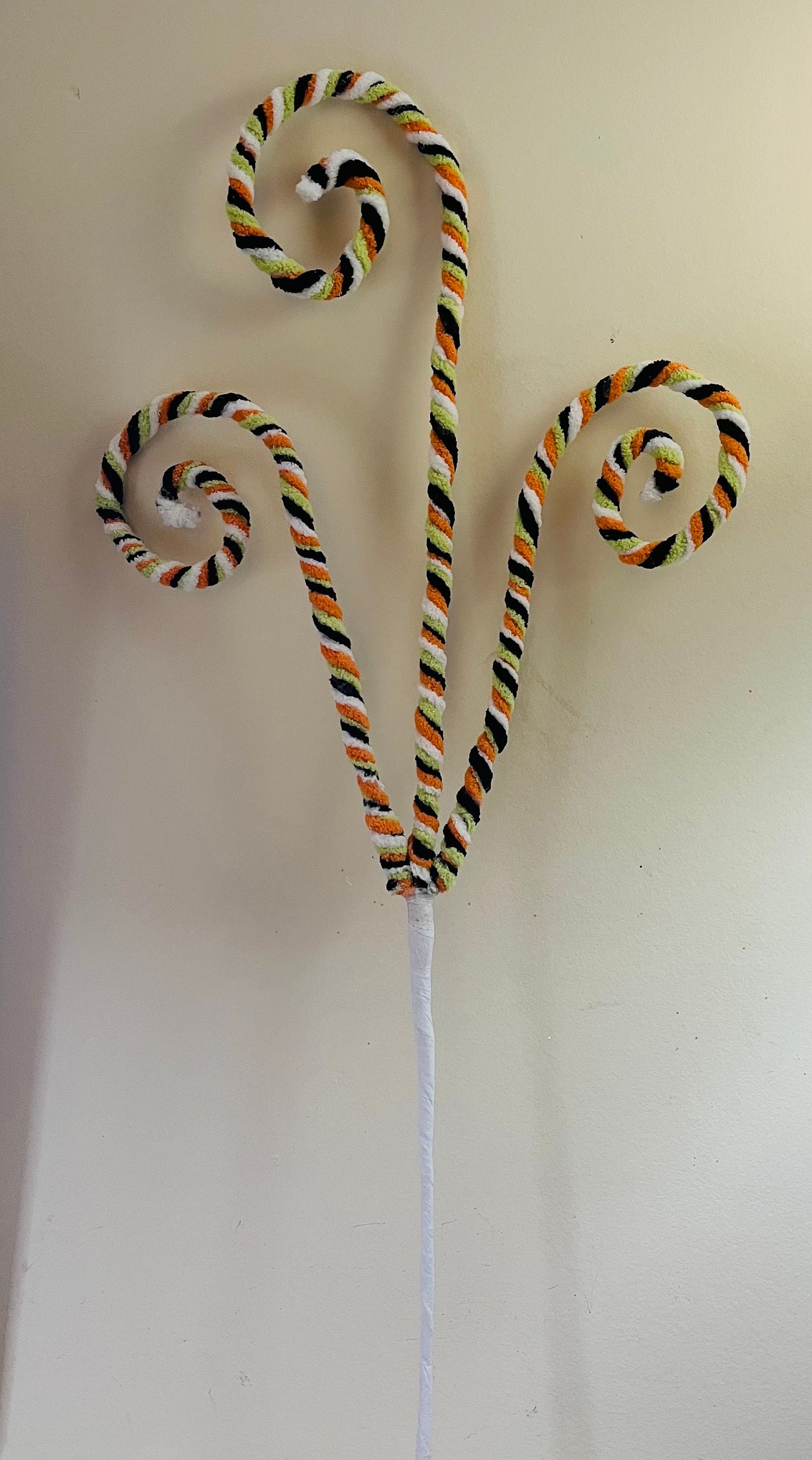 Halloween Faux Candy Swirl Pick Candy Land Tree Topper Tree Decor ...