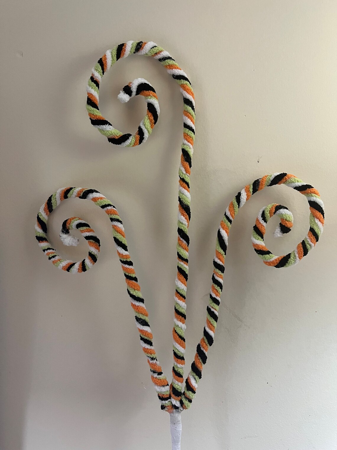 Halloween Faux Candy Swirl Pick Candy Land Tree Topper Tree Decor ...