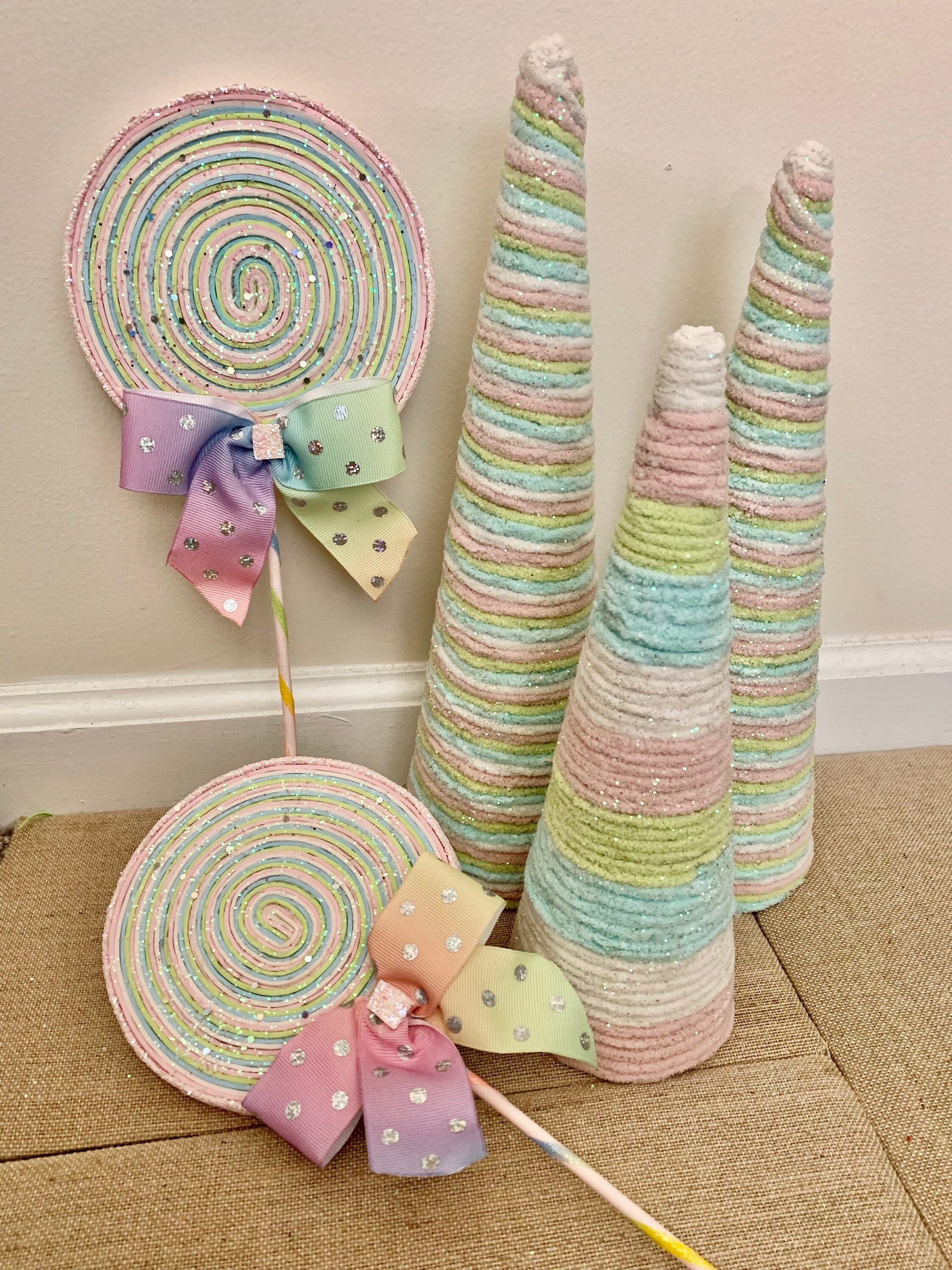 Pastel Rainbow Mini Trees - Etsy