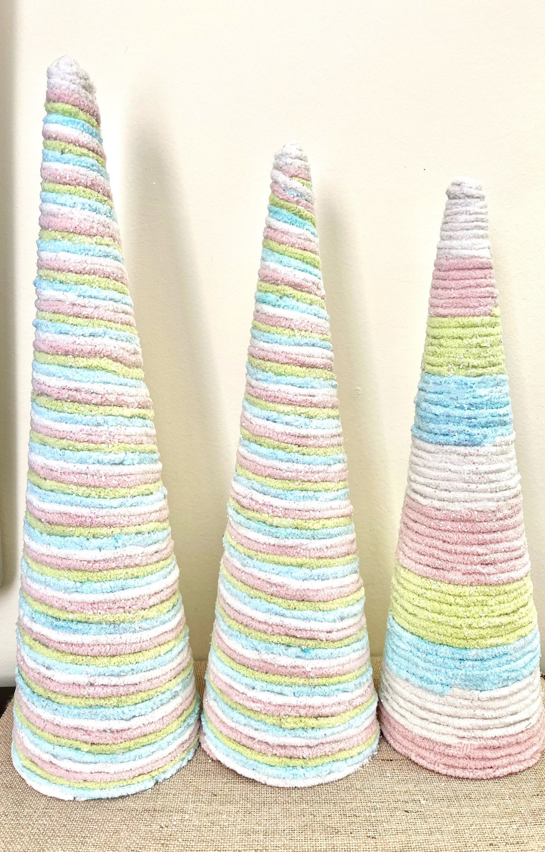 Pastel Rainbow Mini Trees - Etsy