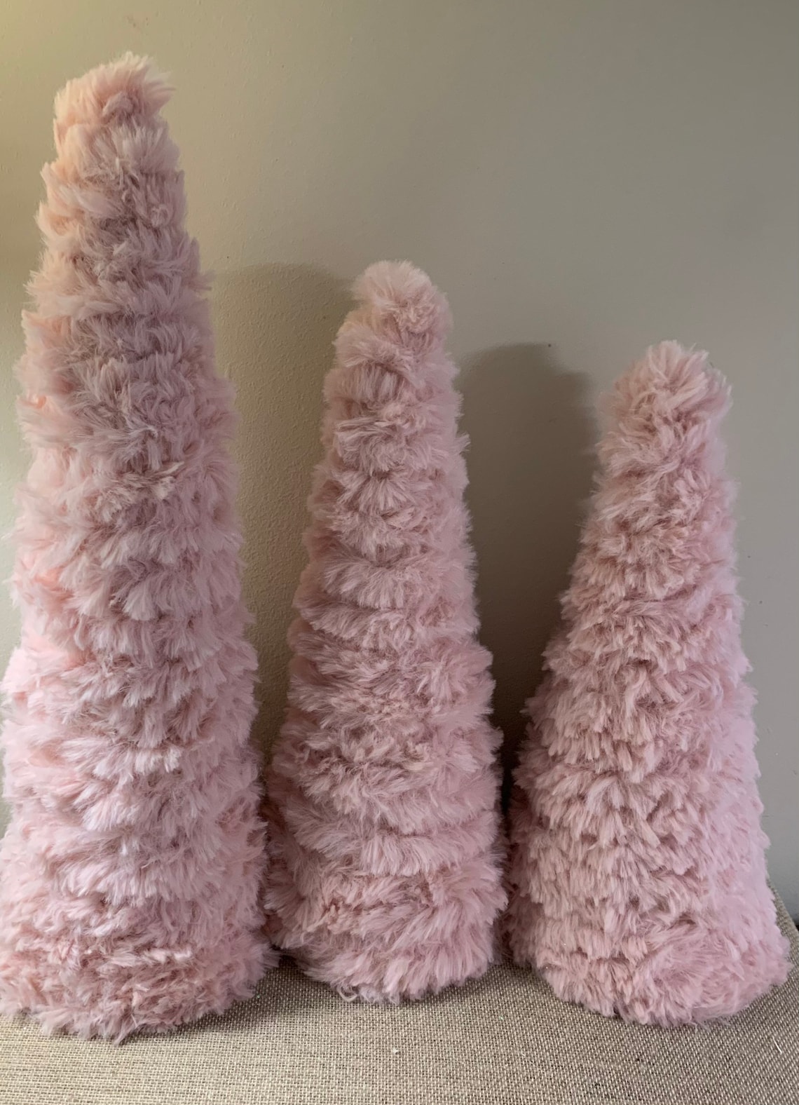 Faux Fur Tree Mini Christmas Tree Yarn Wrapped Tree - Etsy