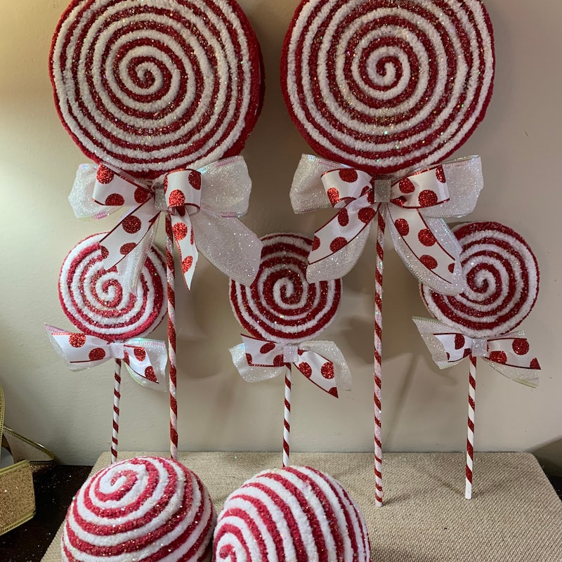 Styrofoam Candy Canes - Etsy