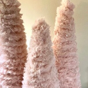 Faux Fur Tree, Mini Christmas Tree, Yarn Wrapped Tree, Farmhouse ...