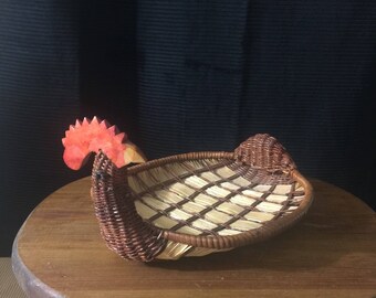 Rooster basket | Etsy
