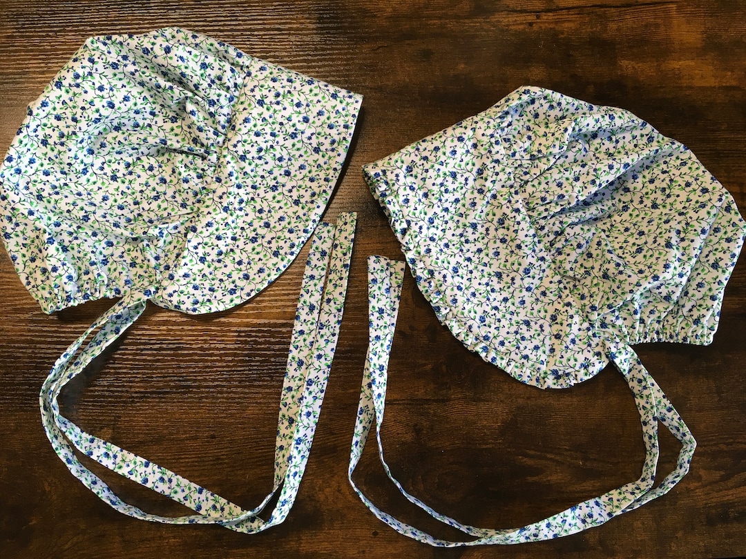 Calico Sun Bonnet: Flower Garden Pioneer Style - Baby to Adult Sizes - Etsy