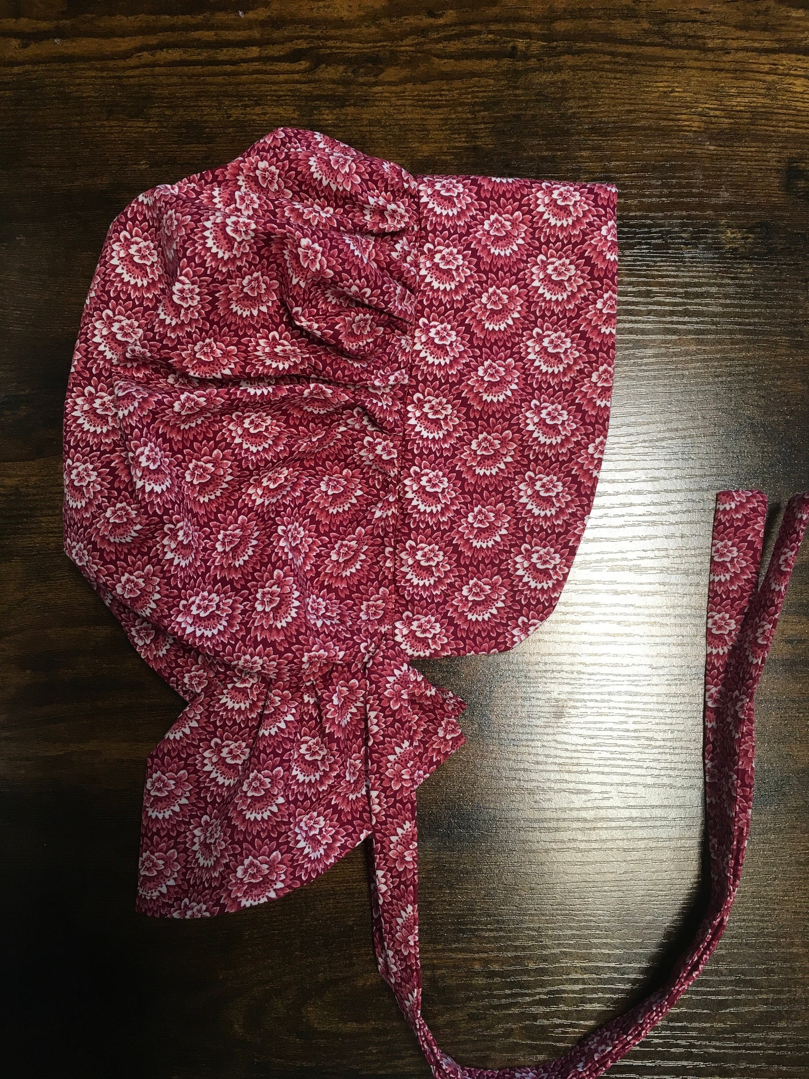 Prairie Floral Pioneer Bonnet: Little House Style, Girls & Baby - Etsy