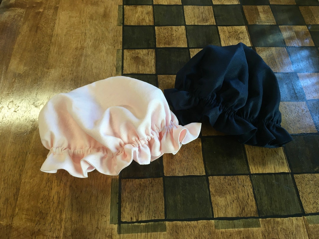 Linen Prairie Night Cap Child/adult Mob Cap Sleeping Bonnet Little ...