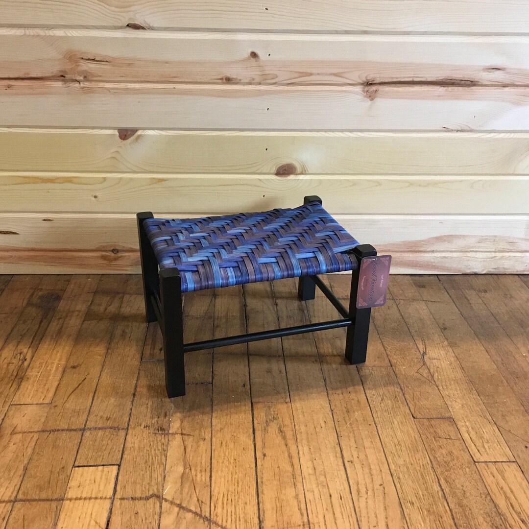 Western Wyoming Night Sky Colored Top! Foot Stool With Beautiful ...