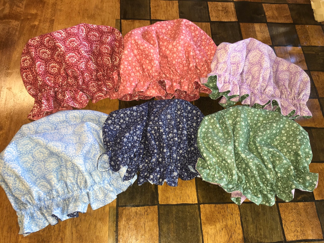 Reversible Cap Doll/child/adult Prairie Night Mob Cap Prairie Night Cap ...