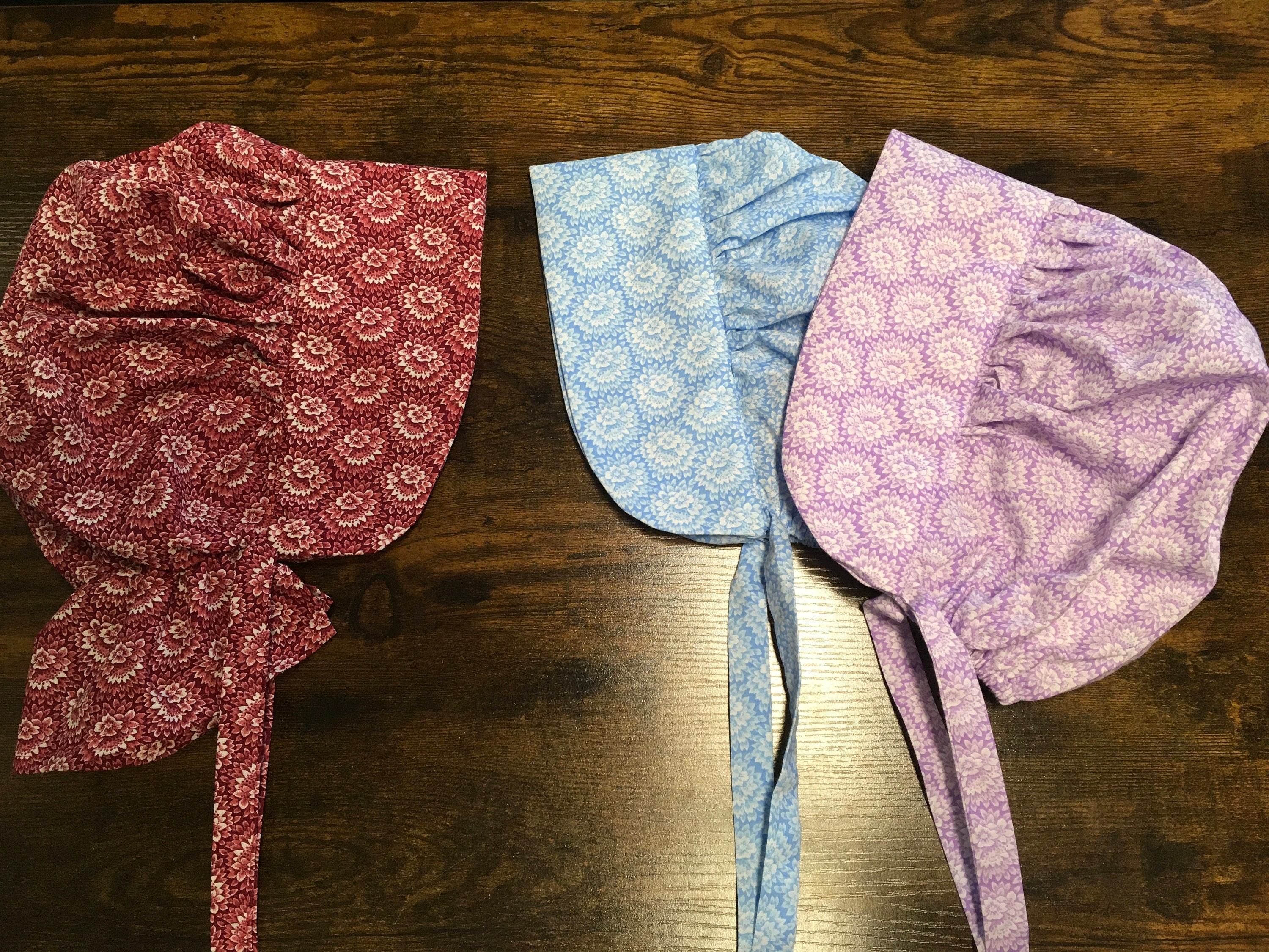 Prairie Floral Pioneer Bonnet: Little House Style, Girls & Baby - Etsy