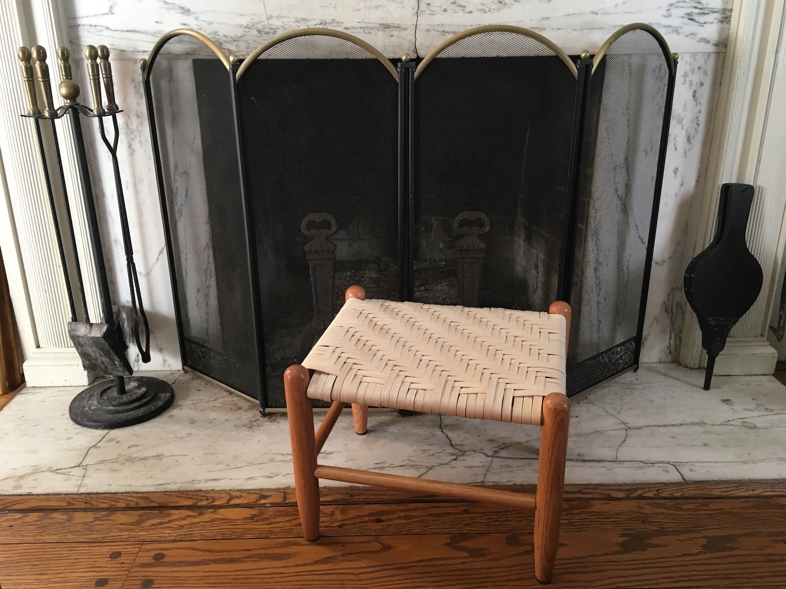 In Stock Woven Stools Large English Footstool Furniture Splint - Etsy