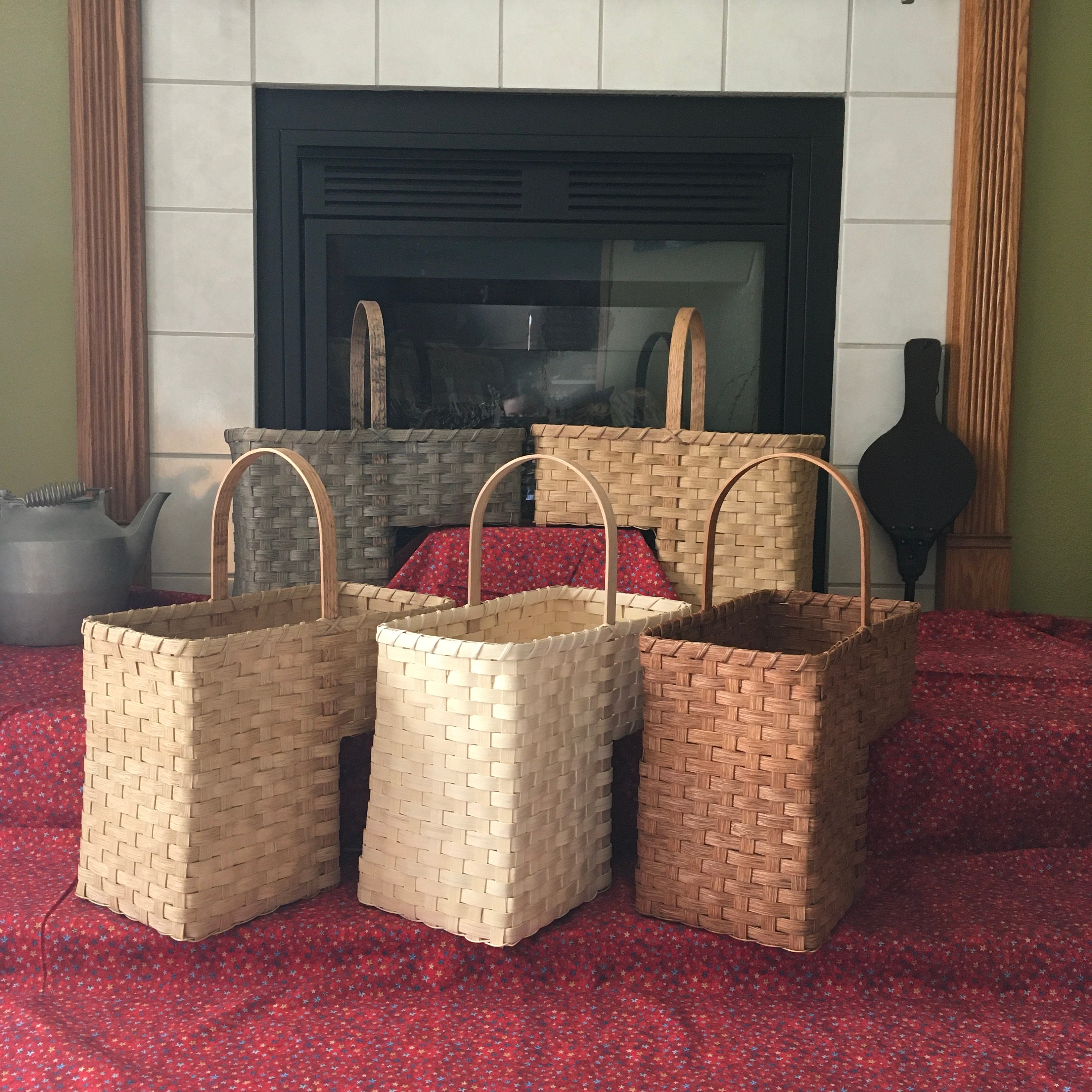 In Stock Stair Basket Stair Step Basket Tote Basket Storage | Etsy