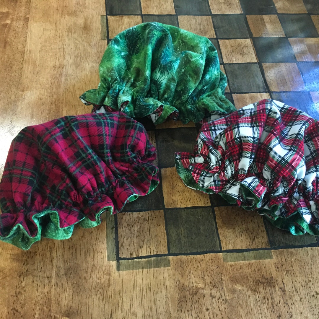 Soft Flannel Rustic Night Cap Doll/child/adult Reversible Mob Cap ...