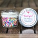 Bulk Rainbow Sprinkle Soy Wax Candle Favors: Birthday Cake Scented - Etsy