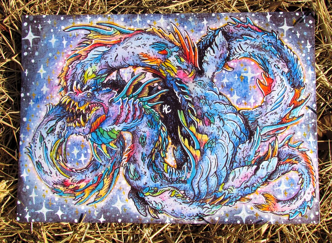 Deep Space Leviathan, PRINT - Etsy