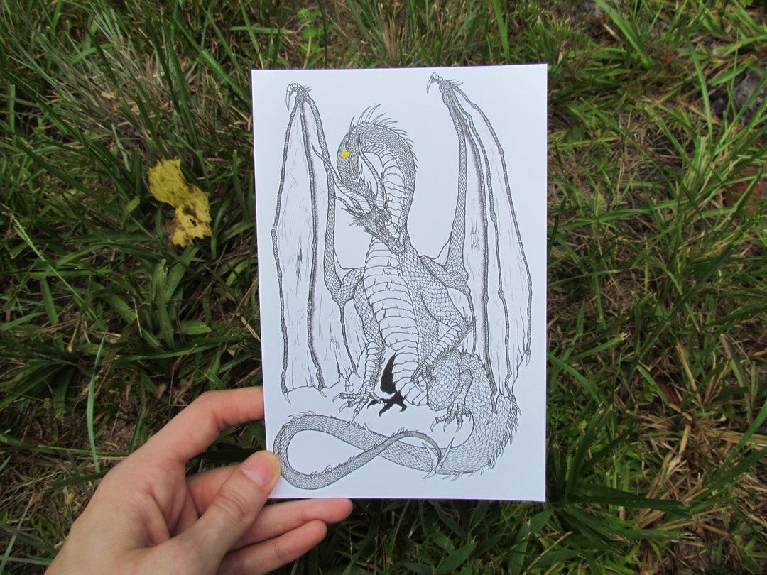 The Gate Keeper, Hand Embellished PRINT - Etsy