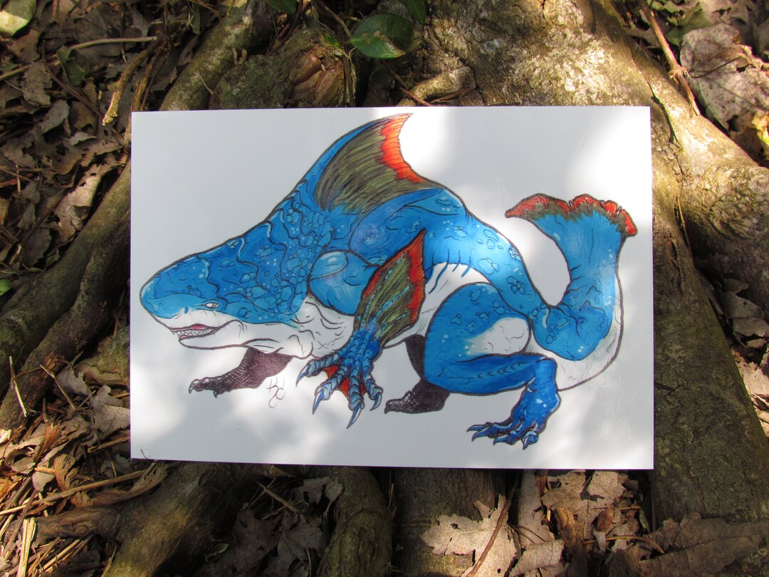 Zamtrios, Monster Hunter PRINT - Etsy