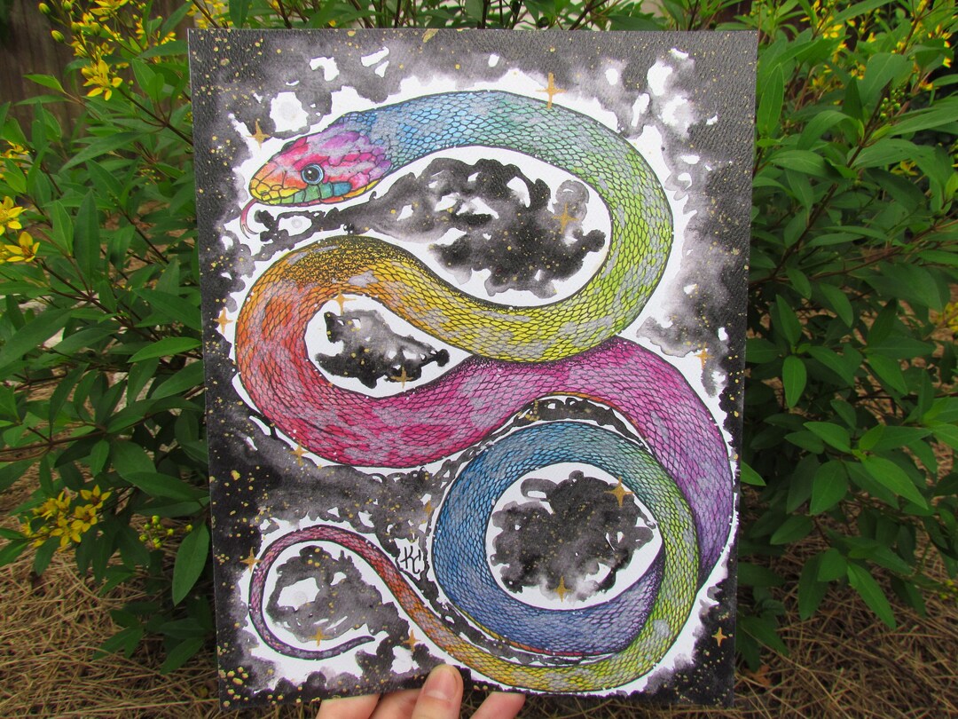 Andromeda, Galaxy Corn Snake PRINT - Etsy