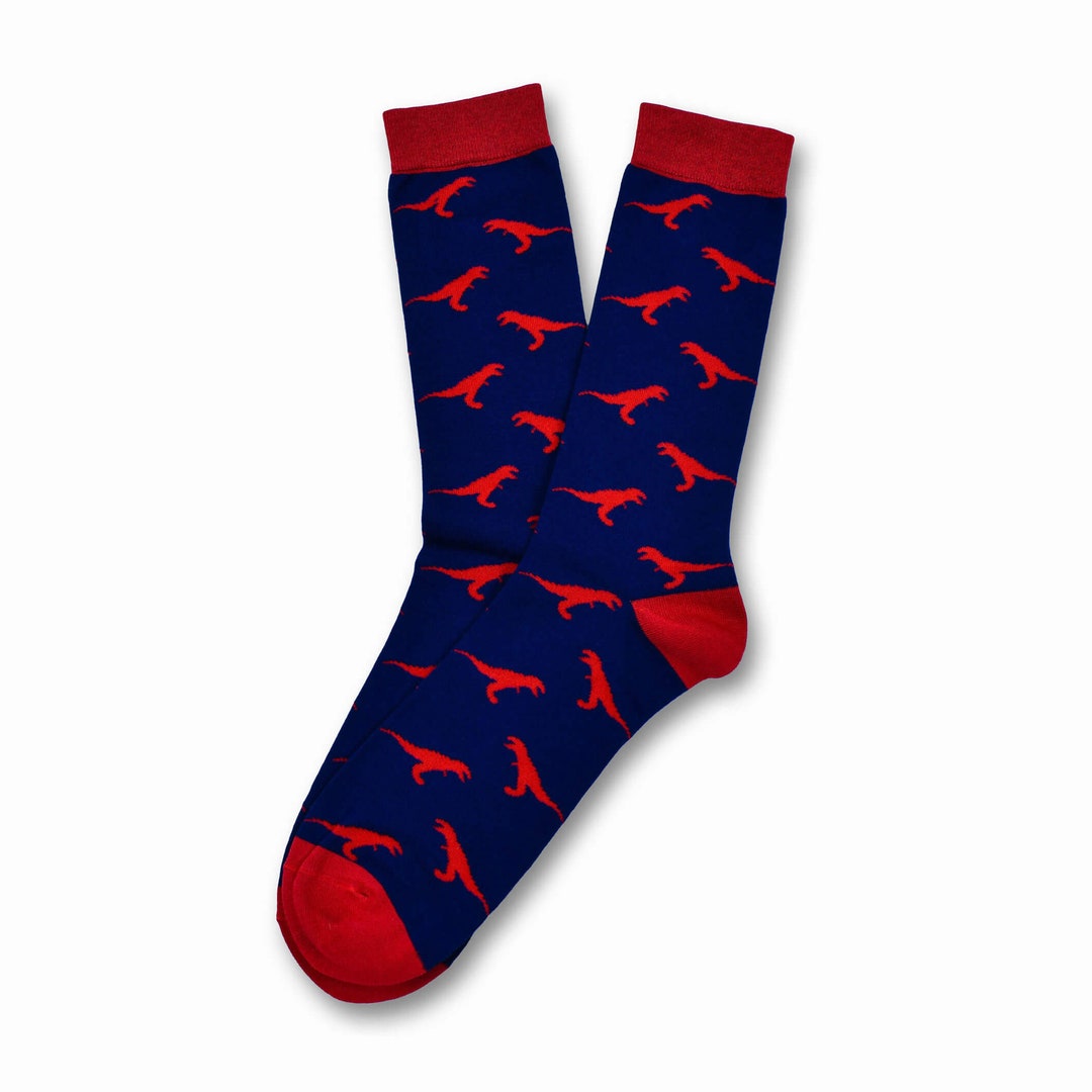 Premium Bamboo Socks, Men's Dress Socks / Red Socks / Dinosaur Socks ...