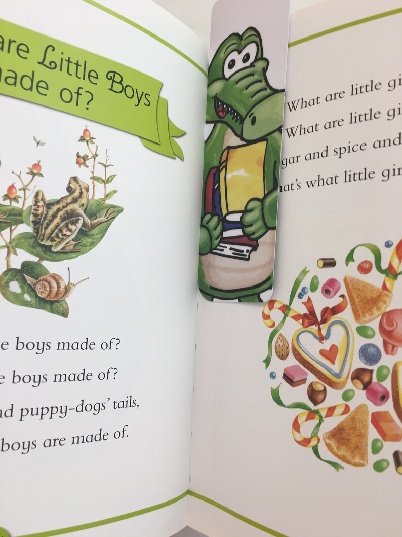 Kids Bookmarks Safari Theme Hand Drawn Animal Characters Lion, Cheetah ...