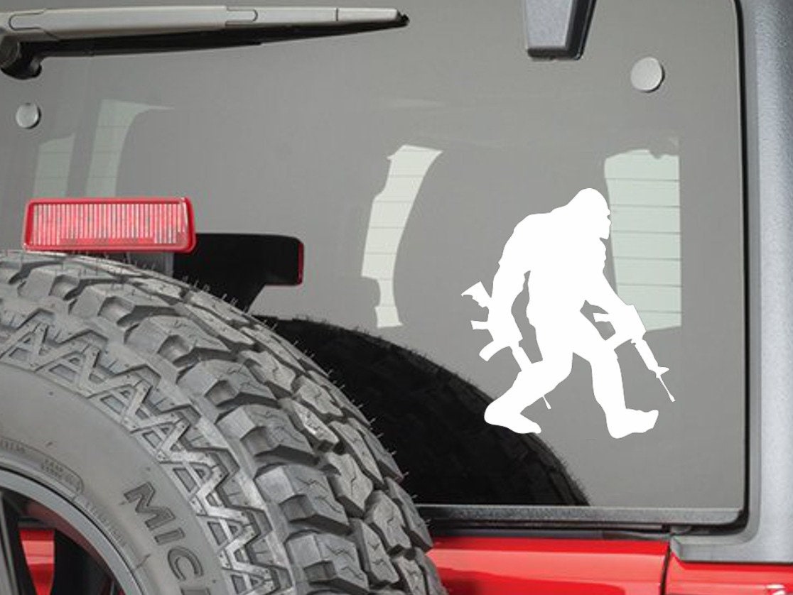 Bigfoot Rifles Cut File, SVG File, Cricut, Laser, Cnc, Sasquatch, Rifle ...