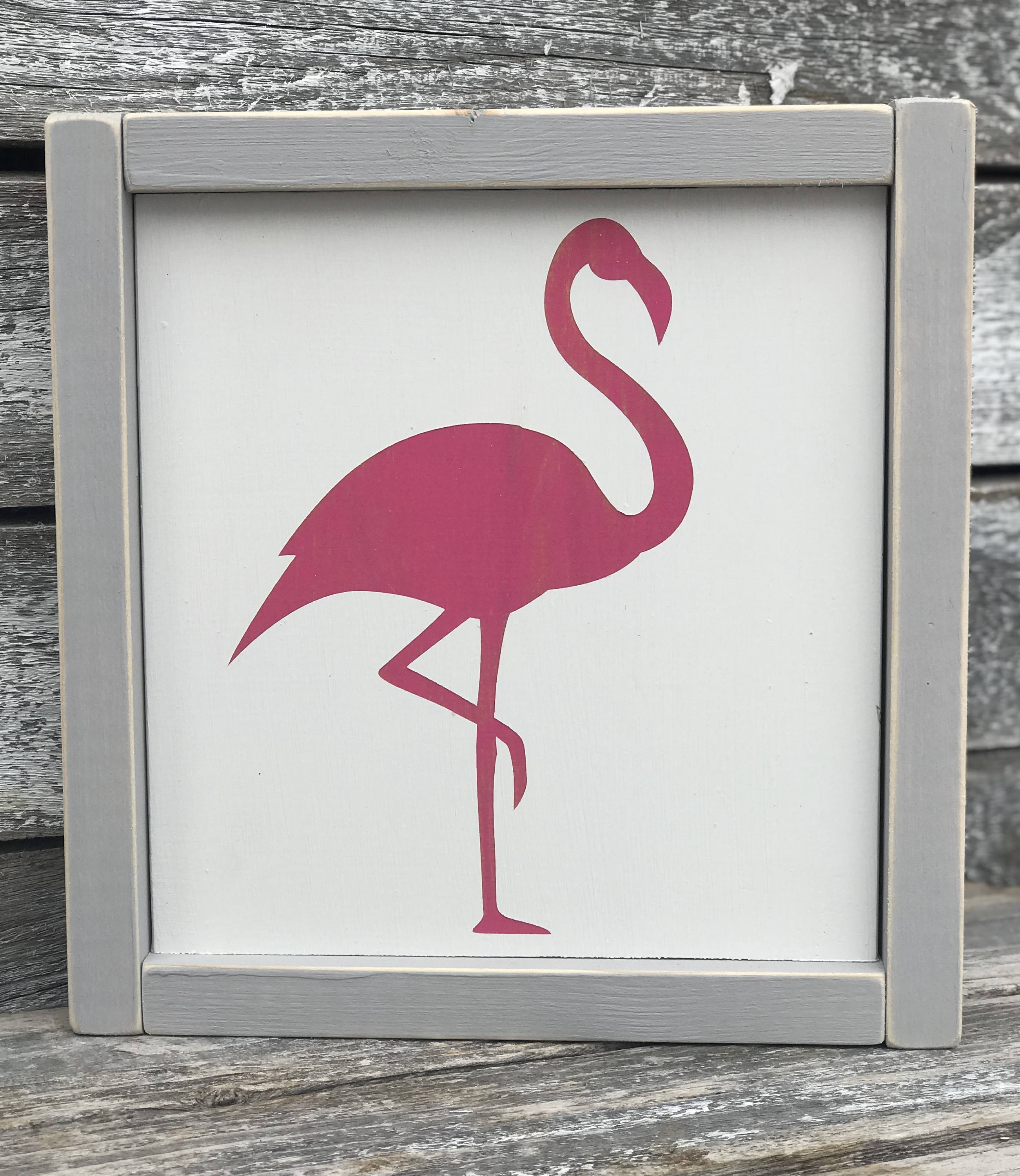 Flamingo Sign Summer Sign Pink Flamingo Sign Framed | Etsy