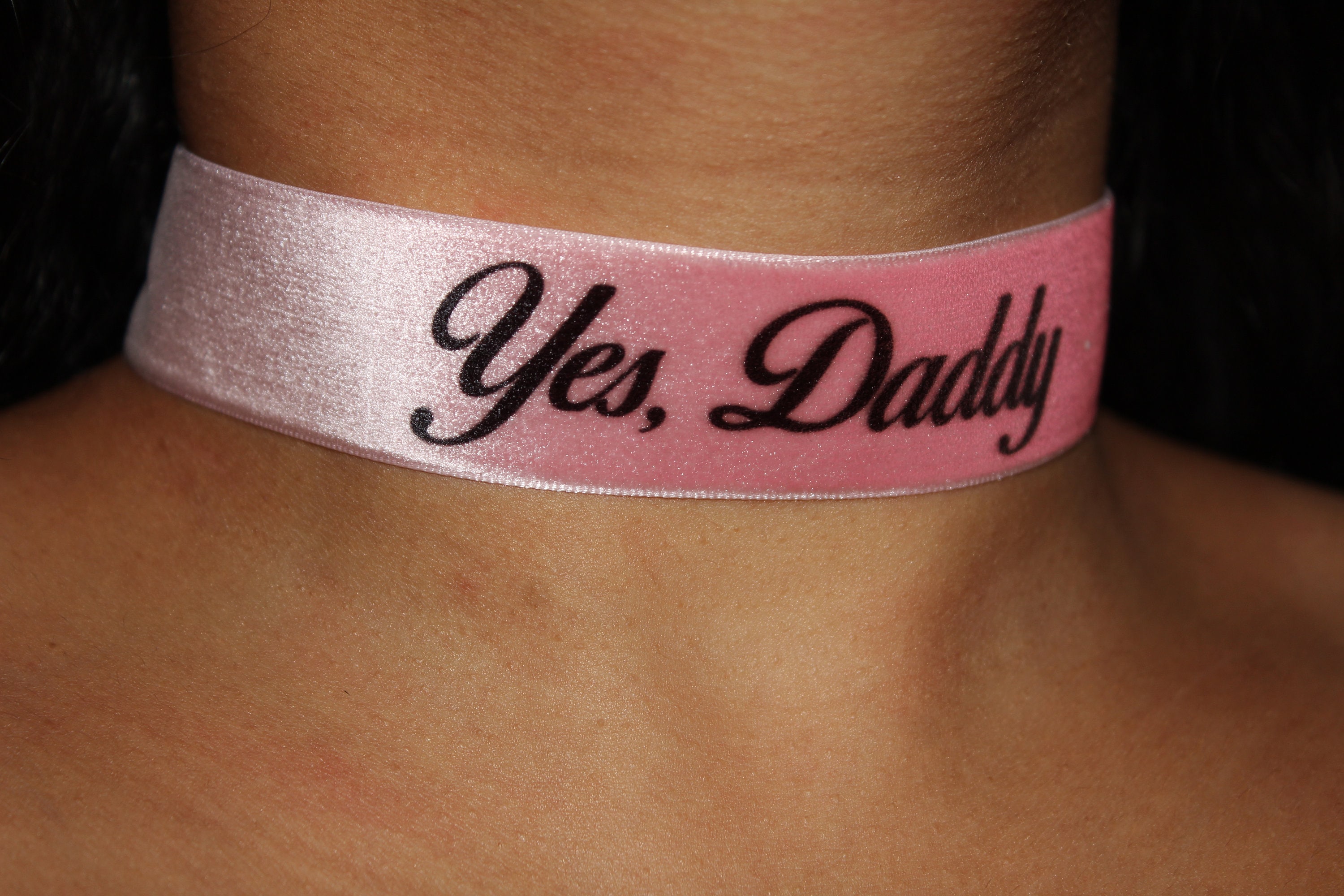 Yes Daddy Choker Yes Daddy Bdsm Choker Bdsm Collar Etsy