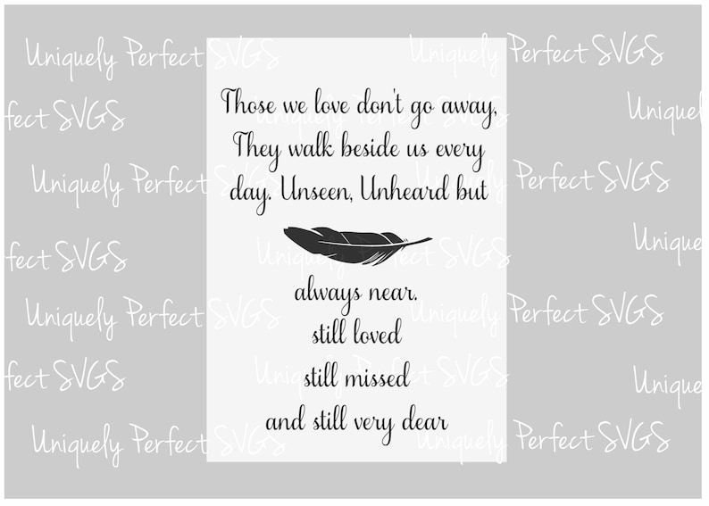 Memorial Feather Cutting File Svg Png - Etsy