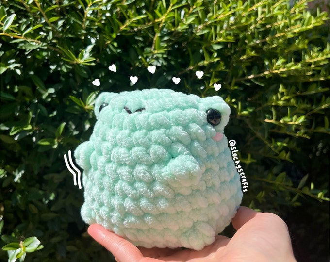 Cheeky Frog | Amigurumi Frog | Frog Plushie | Crochet Frog With Cheeks ...