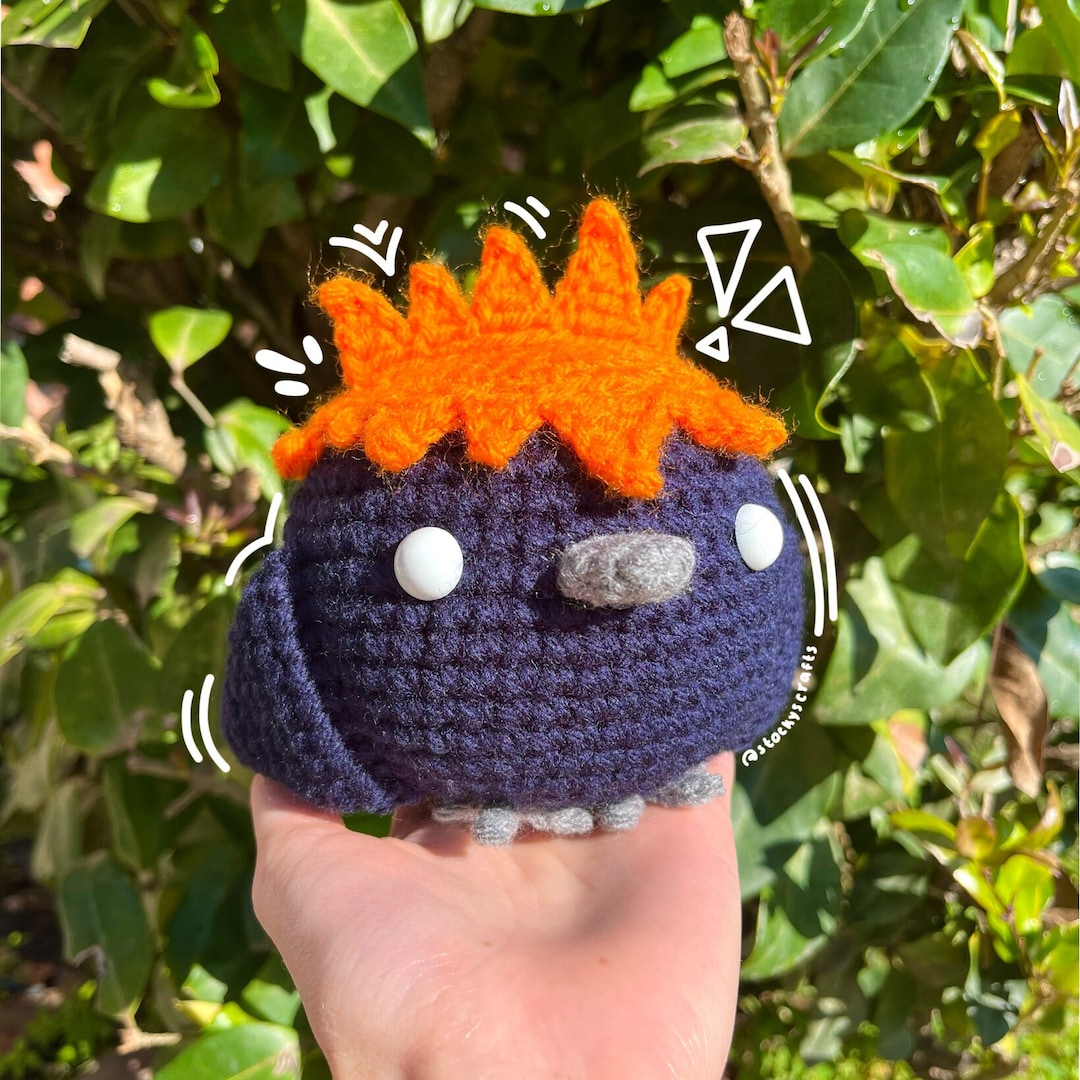Crochet Anime Crow | Amigurumi Crow Plushie | Volleyball Anime Inspired ...