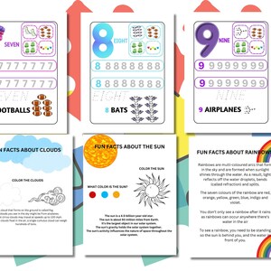 Printable Toddler Worksheets Toddler Workbook Instant Download Alphabet ...