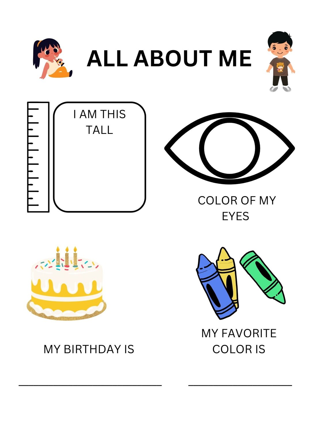 Printable Toddler Worksheets Toddler Workbook Instant Download Alphabet ...