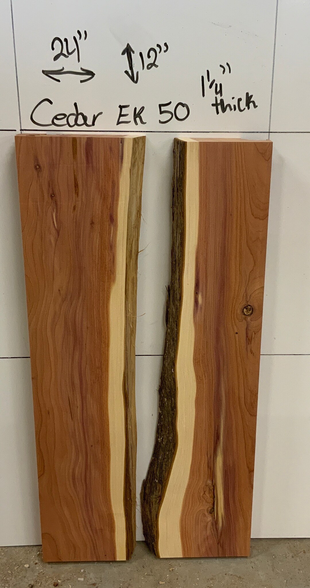 Cedar Live Edge Epoxy Kit EK 50 - Etsy