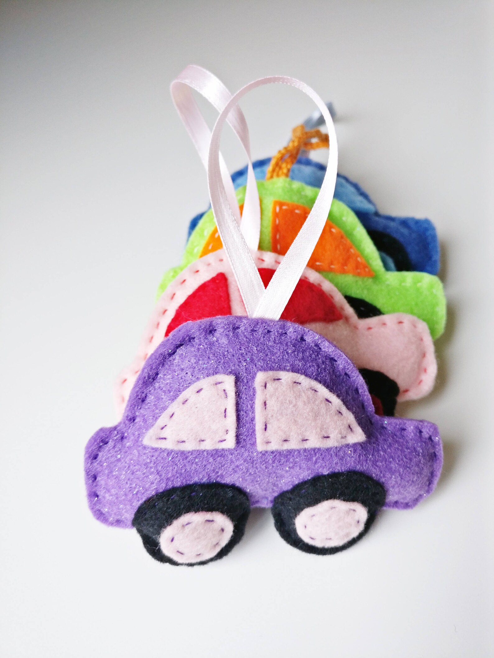 Felt Car Hanging Decoration, Mobile, Bag Charm , Handmade, Felt Charm ...