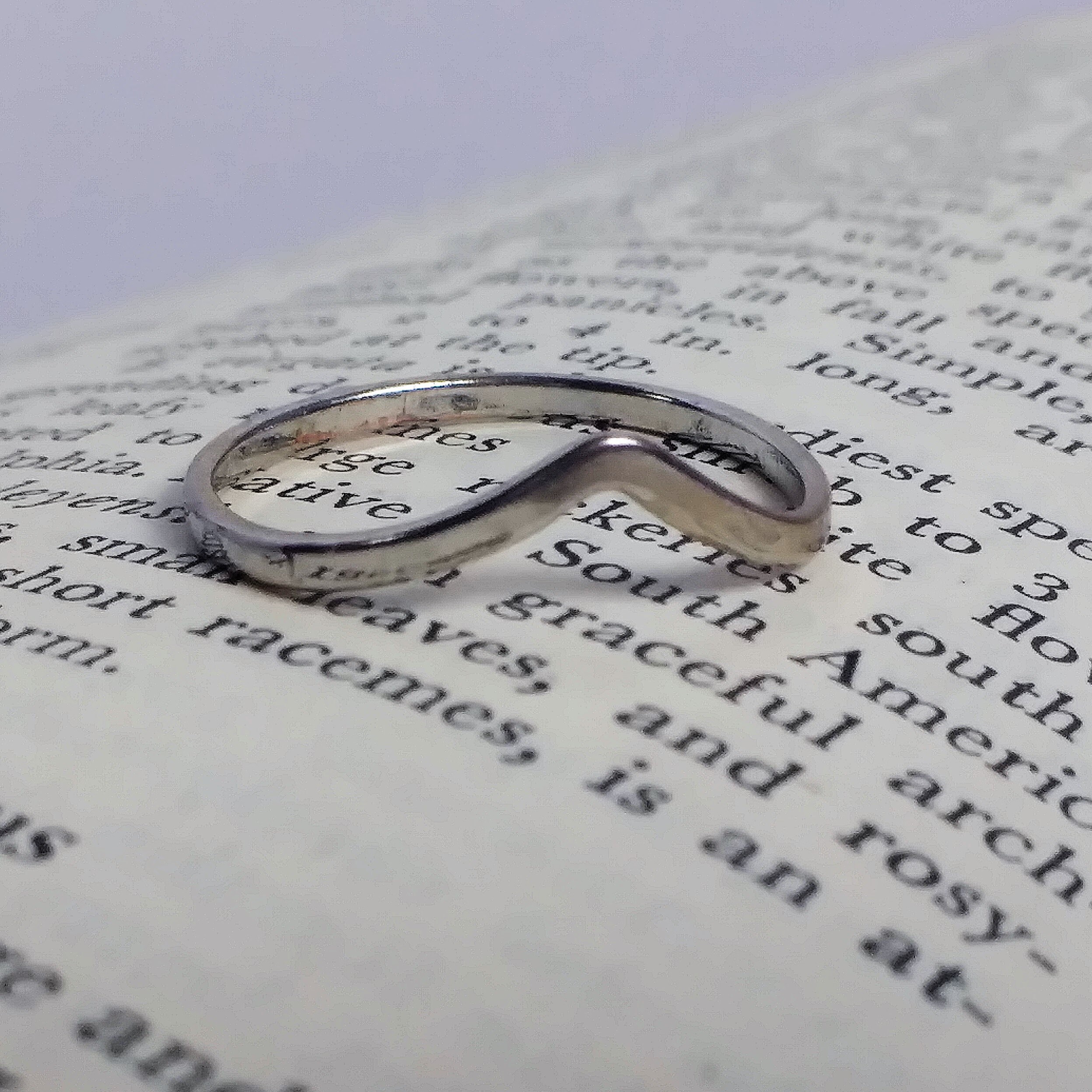 Simple Sterling Silver Pointed Peak Ring Size 5 06334 - Etsy