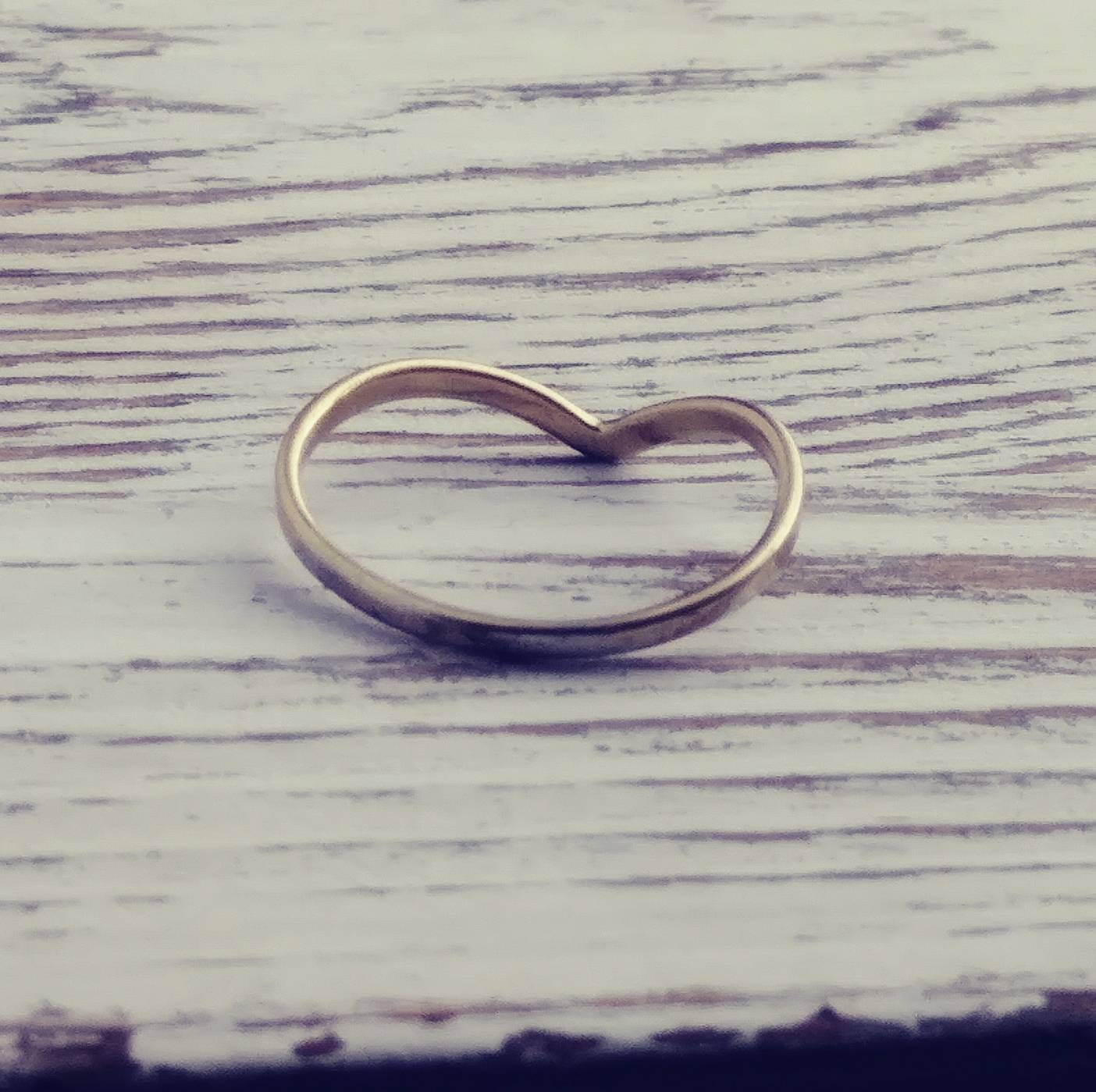 Simple Sterling Silver Pointed Peak Ring Size 5 06334 - Etsy