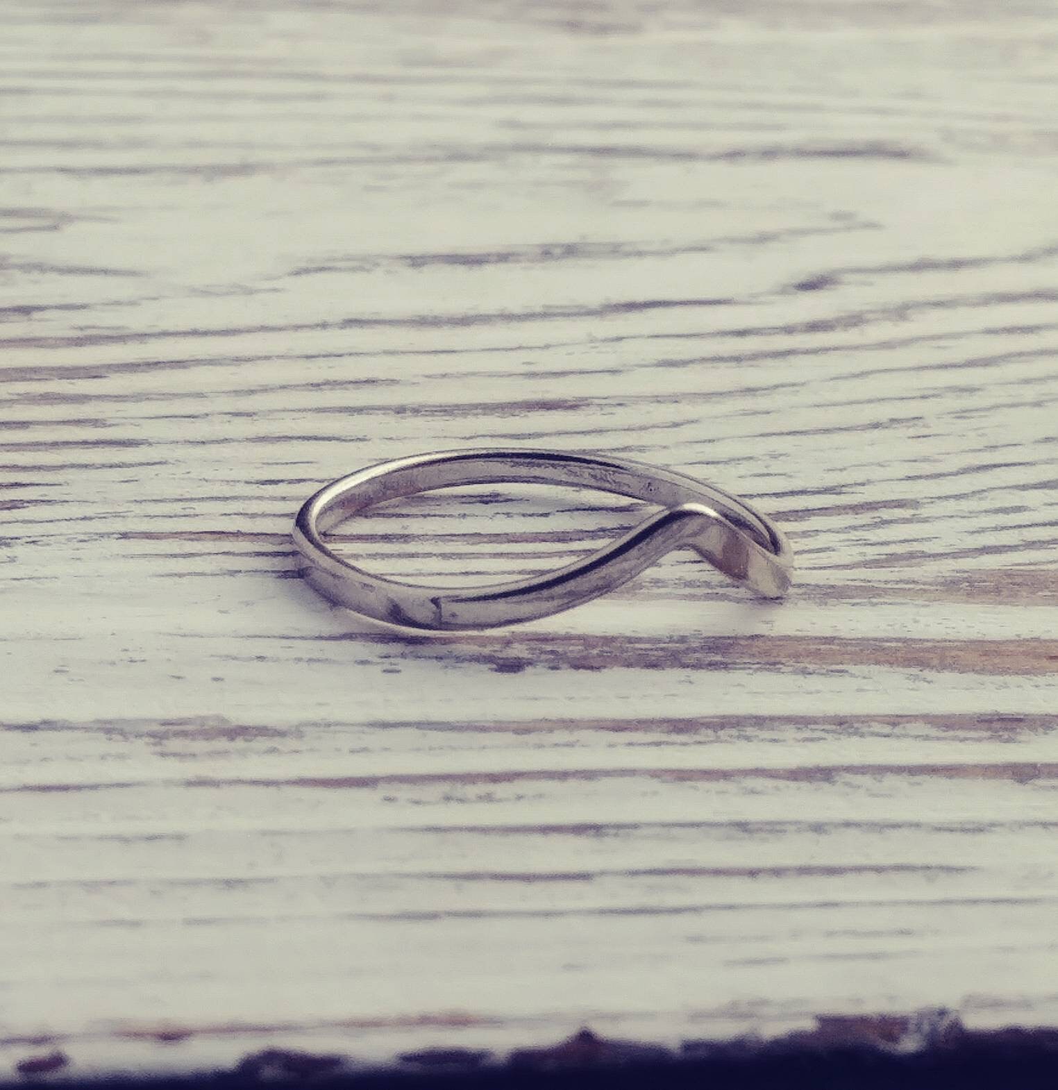 Simple Sterling Silver Pointed Peak Ring Size 5 06334 - Etsy