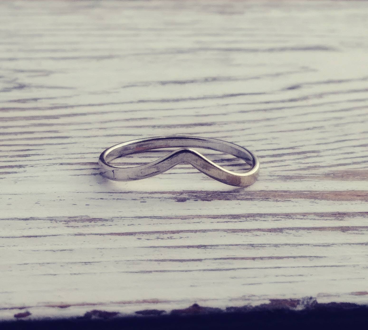 Simple Sterling Silver Pointed Peak Ring Size 5 06334 - Etsy