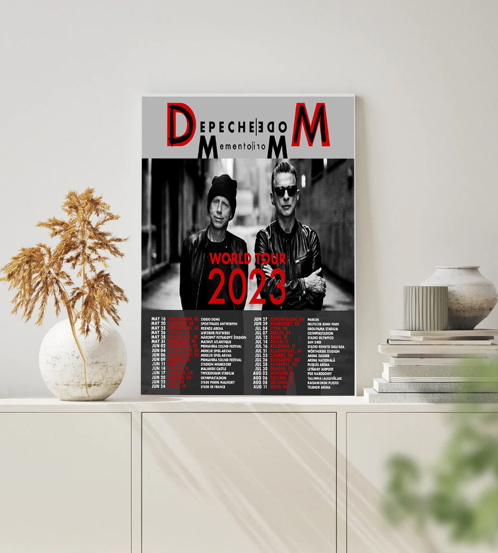 Depeche Mode Memento Mori Tour 2023 Music Poster sold by Emma ...