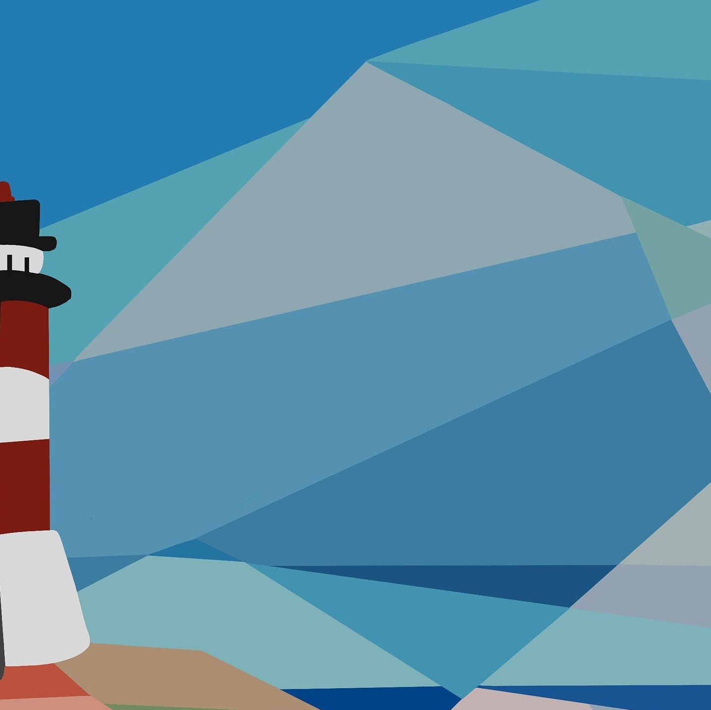 The Lighthouse Digital Poster | Digital Download | Phone Widget | JPG ...