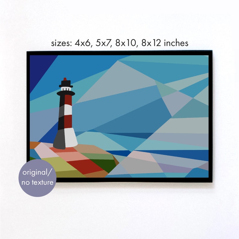 The Lighthouse Digital Poster | Digital Download | Phone Widget | JPG ...