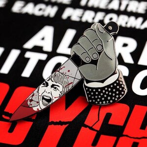 Psycho Enamel Pin - Etsy