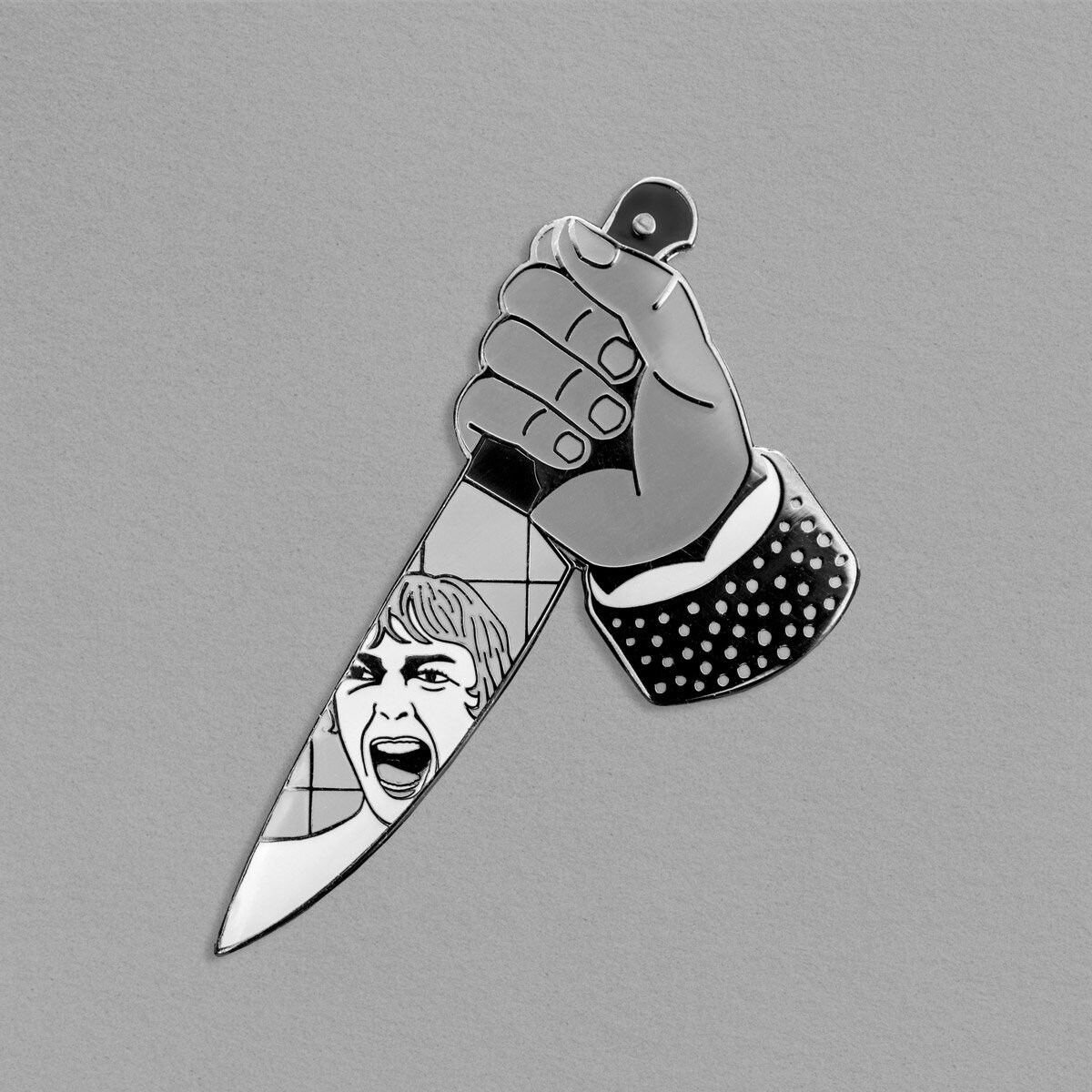 Psycho Enamel Pin - Etsy