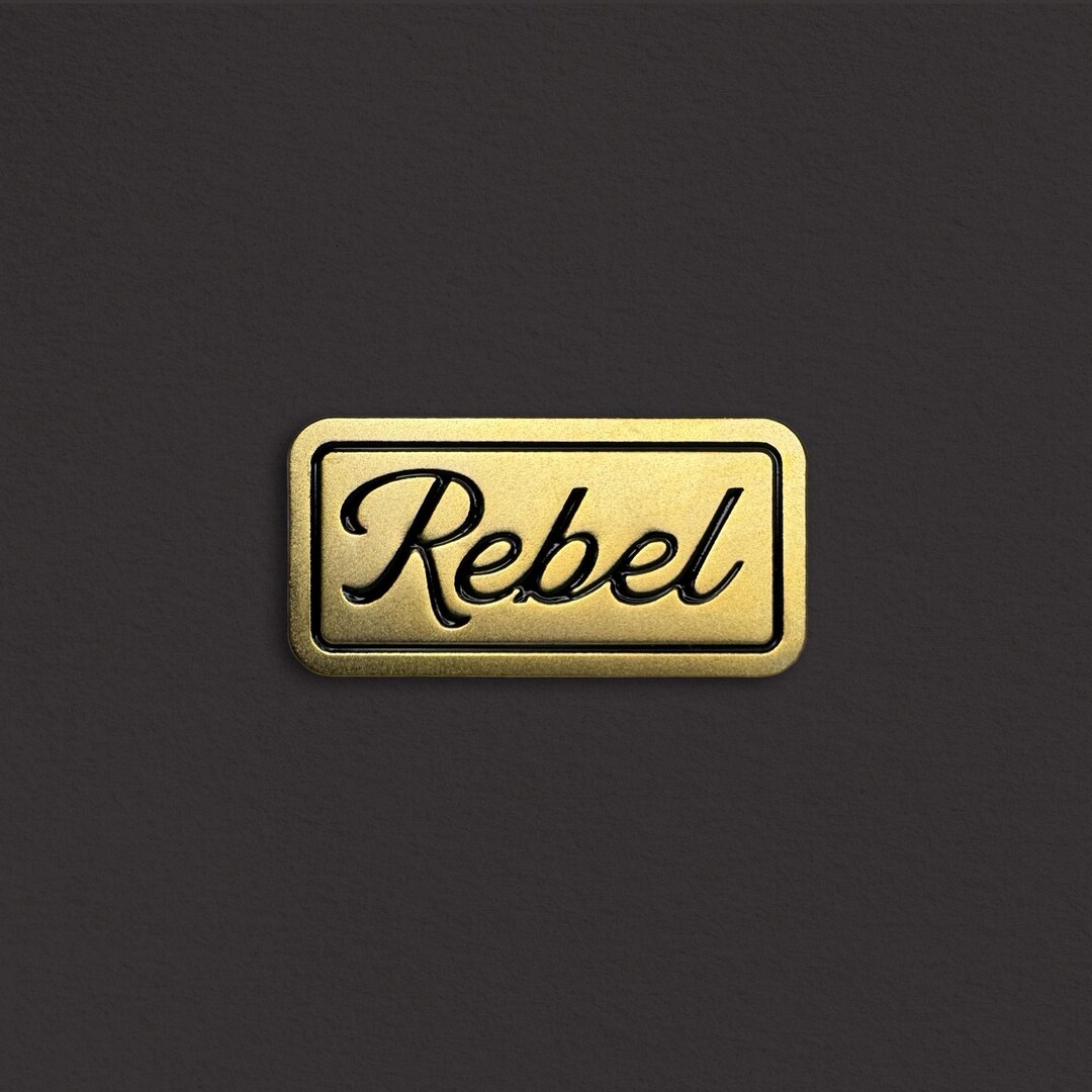 Rebel Enamel Pin - Etsy