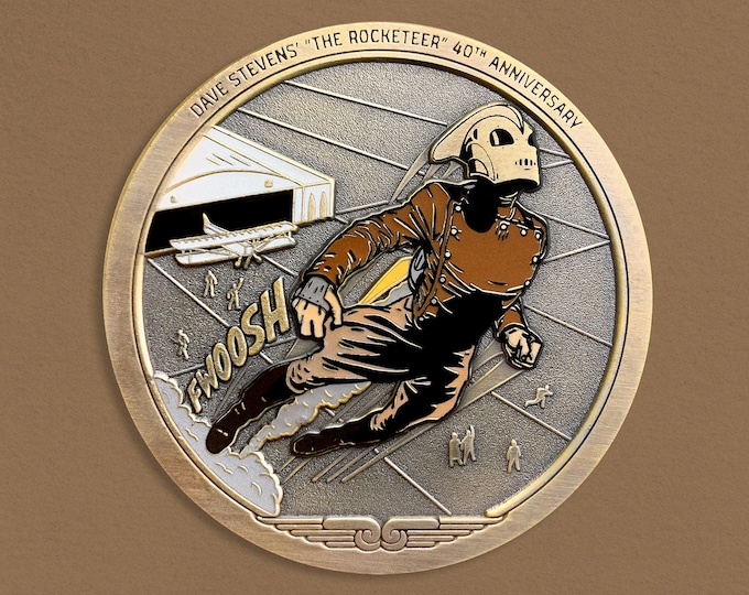 Rocketeer First Flight Coin - Etsy