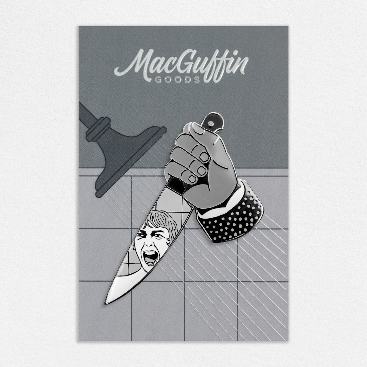 Psycho Enamel Pin - Etsy