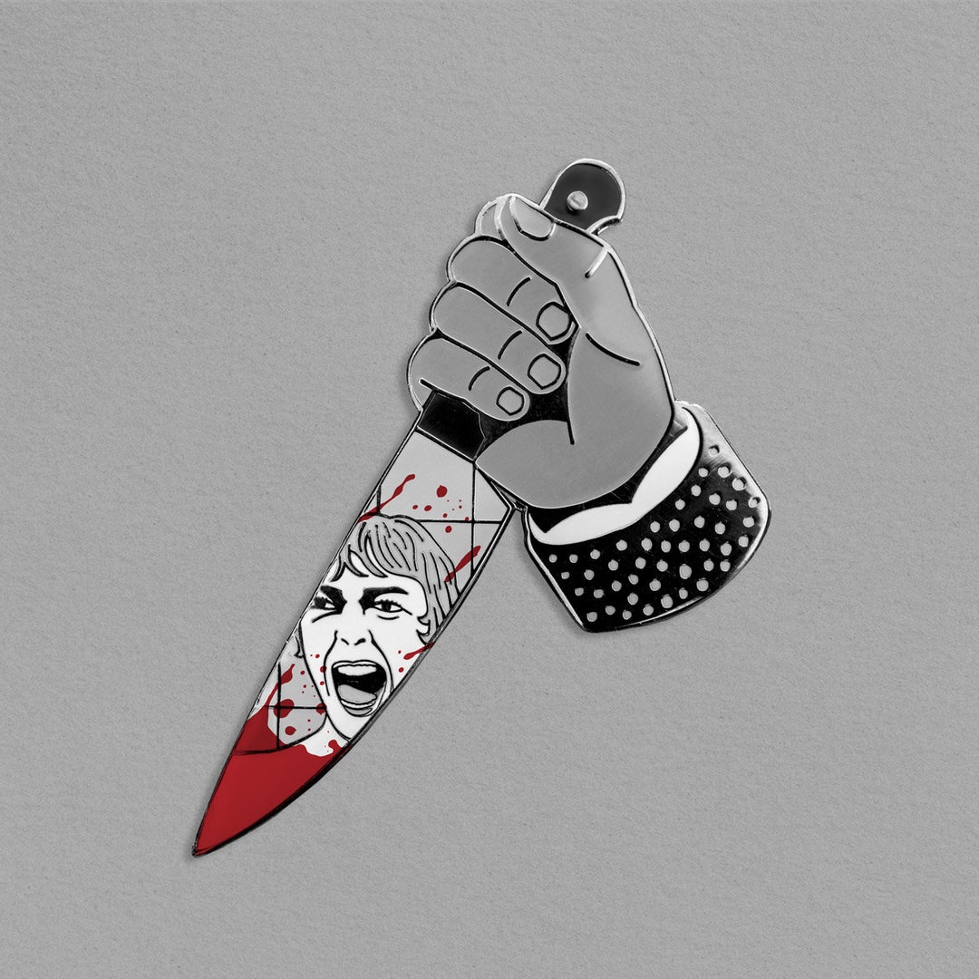 Psycho Enamel Pin - Etsy