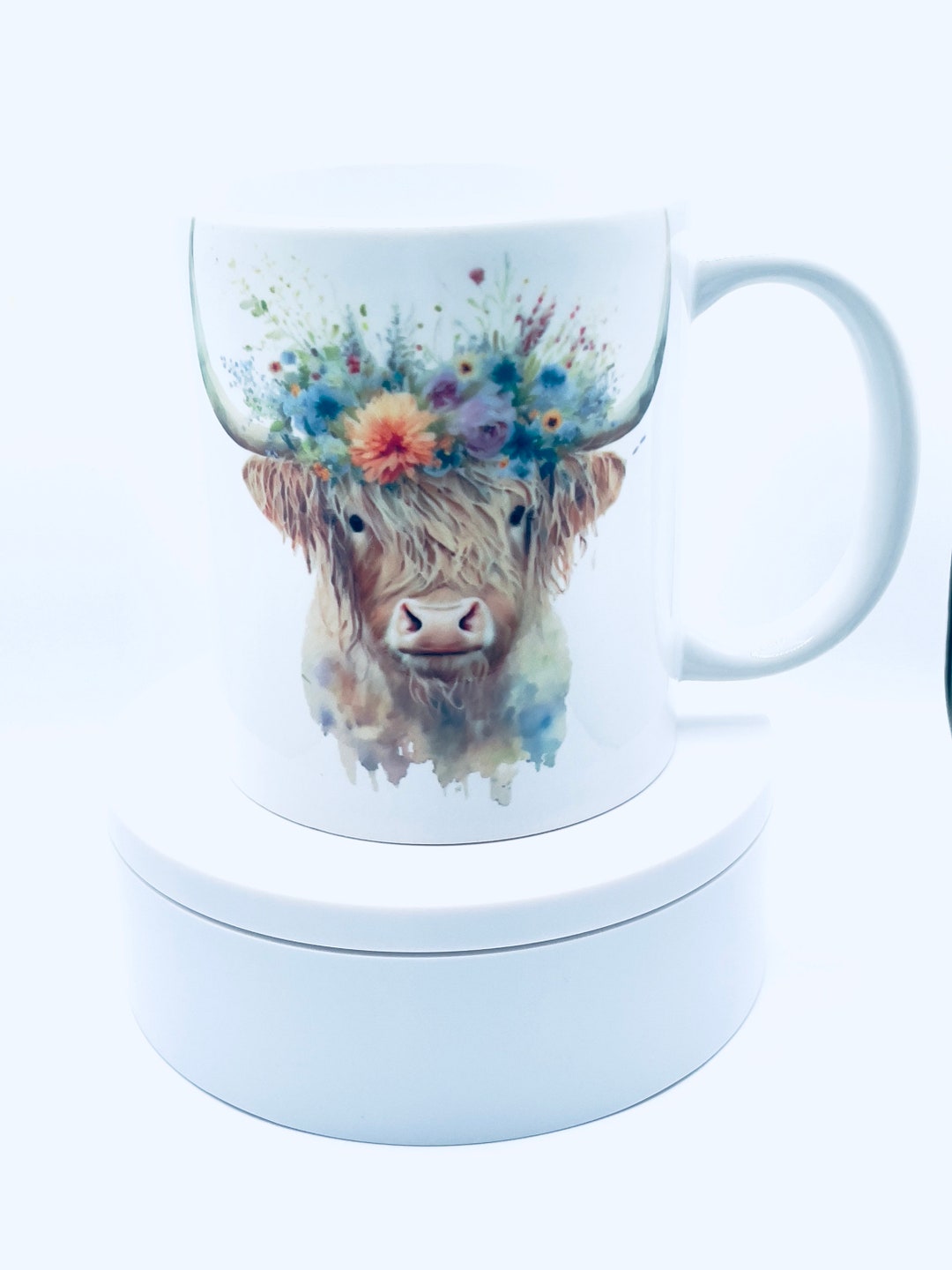 Highland Cow Coffee Mug, Coffee Lover, Coffee Mug, Pen Holder - Etsy